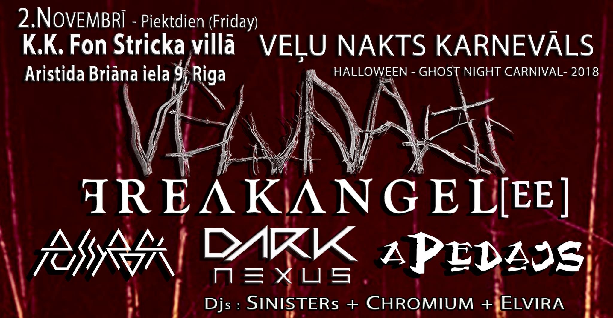 Halloween Ghost Night Carnival & Party | Riga