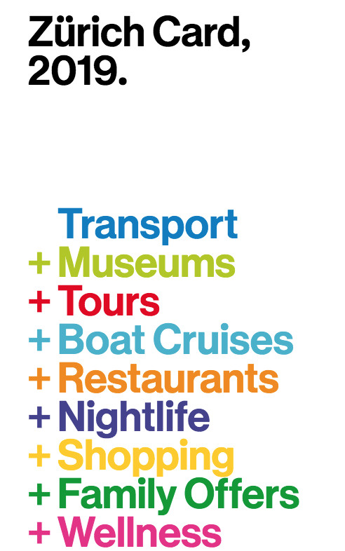 Zürich Card - save on attractions & public transport | Getting around ...