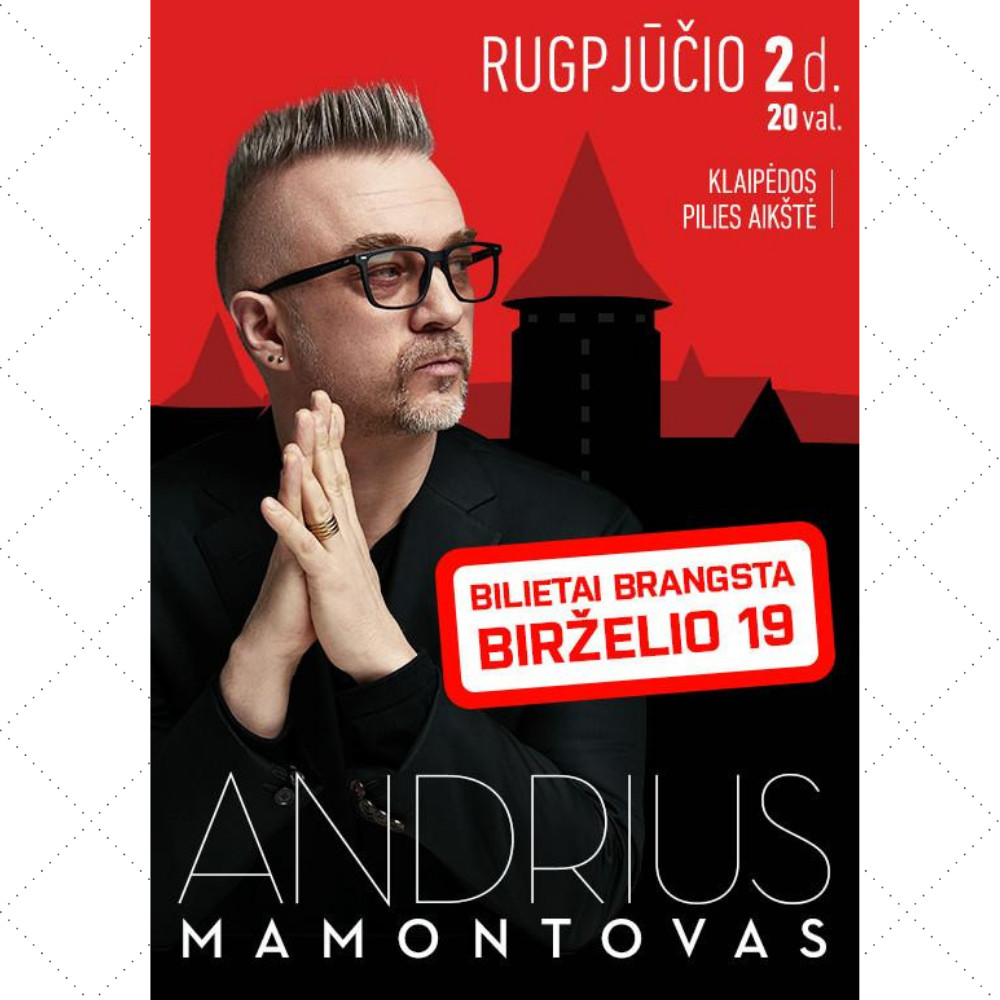 Andrius Mamontovas. Klaipėda Castle Square | Klaipėda