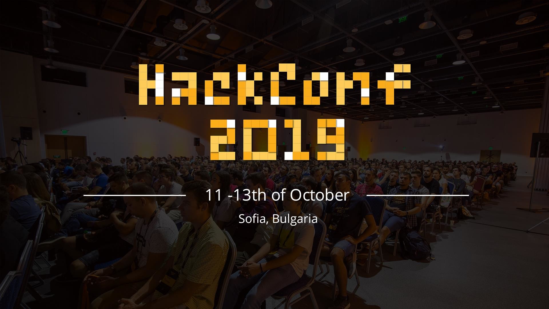 HackConf 2019 | Sofia