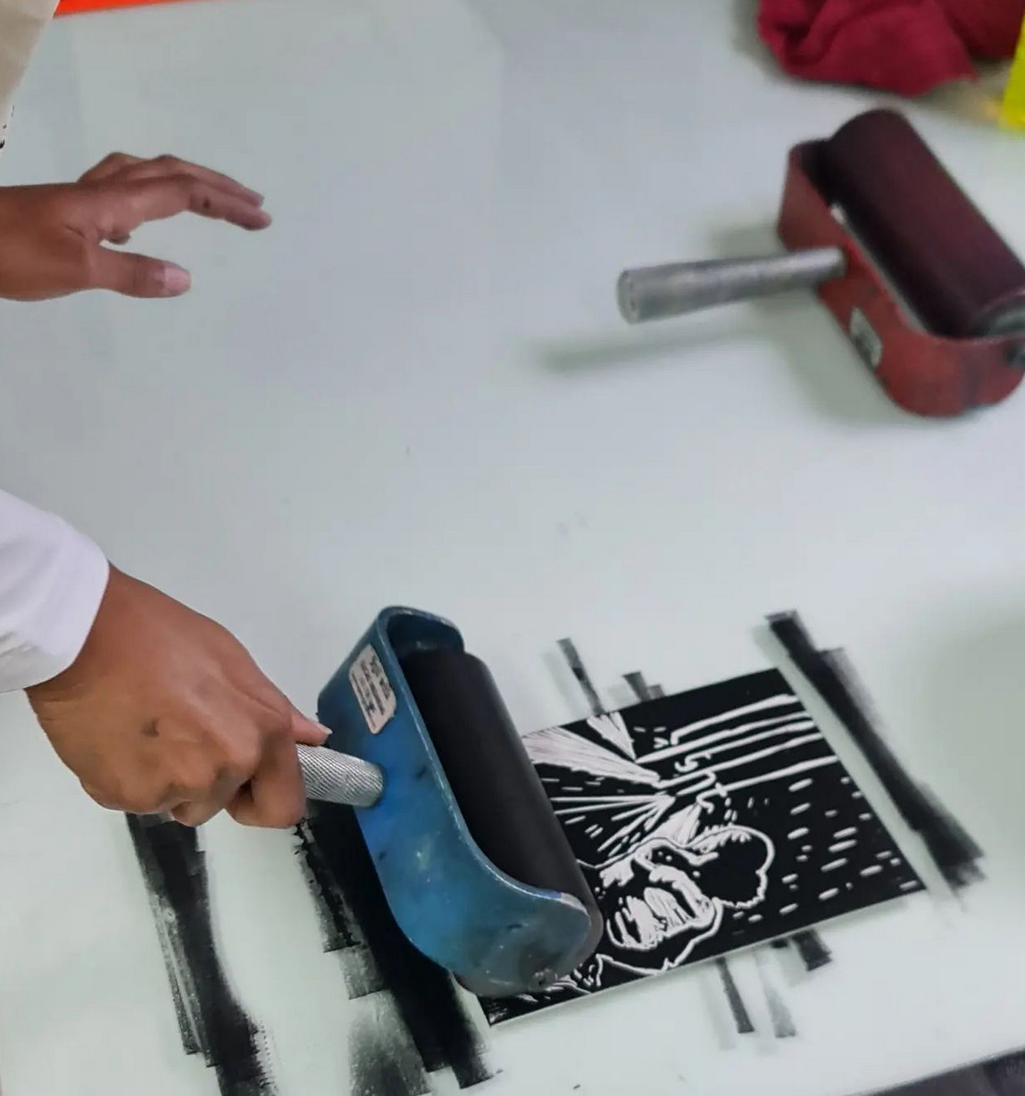Linocut workshop with Artist Proof Studio | Johannesburg
