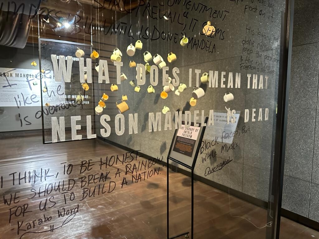 Kneo Mokgopa: 'Nelson Mandela Is Dead' at the Nelson Mandela Centre of ...