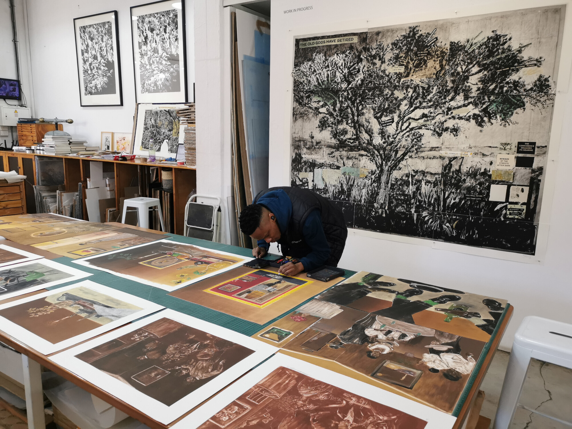 Stephen Langa: 'Inceptions of Black Serenity' at David Krut's The Blue ...