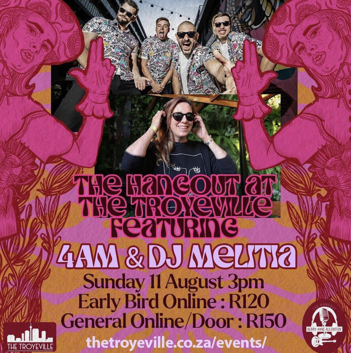 Live at The Troyeville: 4AM + DJ MELITIA