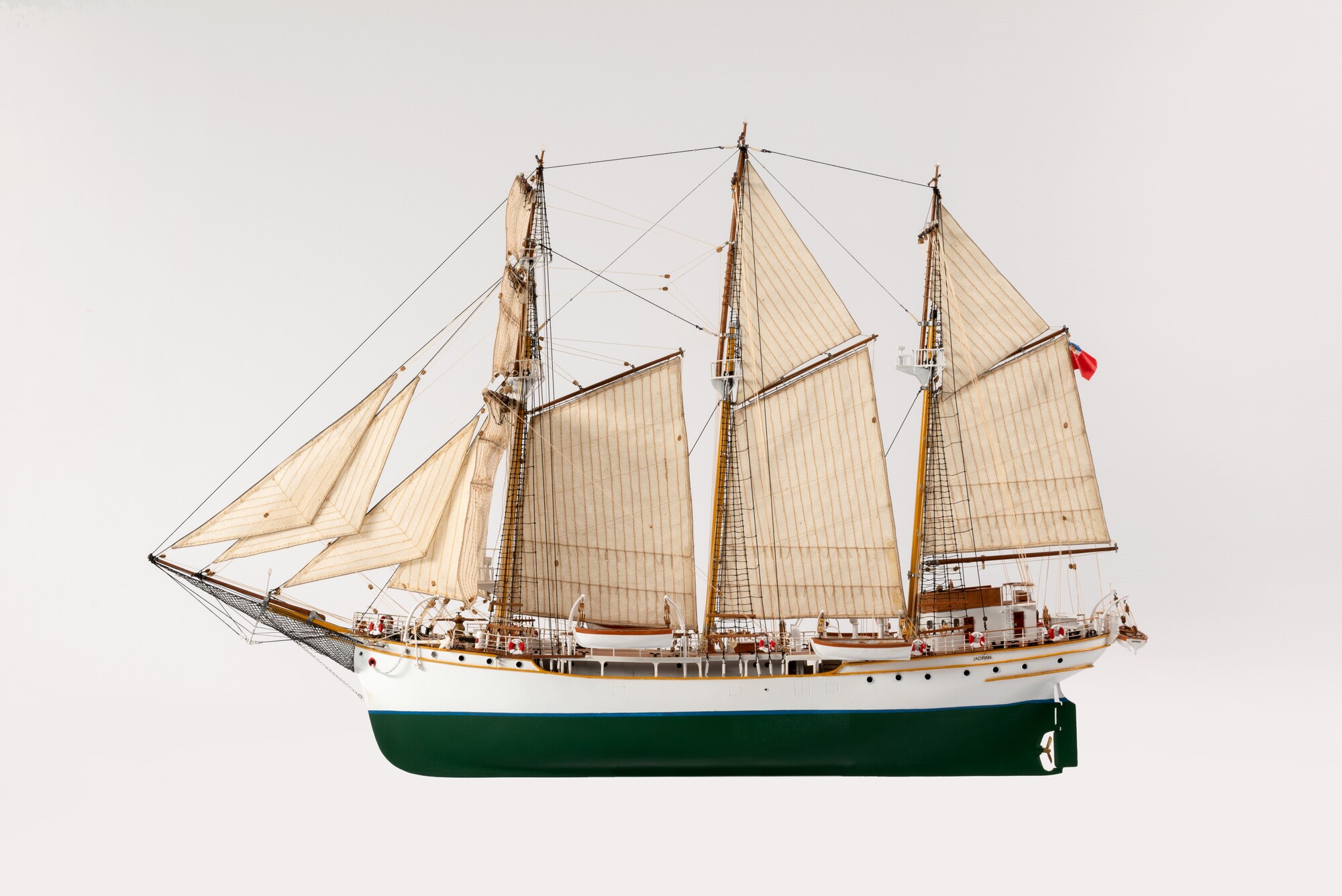 Croatian school ship Jadran - home port Split, 1933 - 2023.