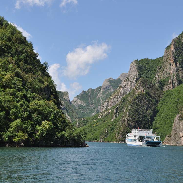 Alpin Car Ferry | Lake Koman | Vau i Dejës